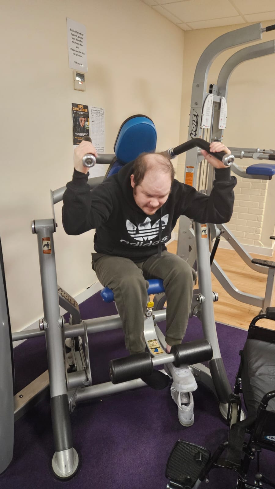 Paul enjoys getting back into the gym - Wellgate